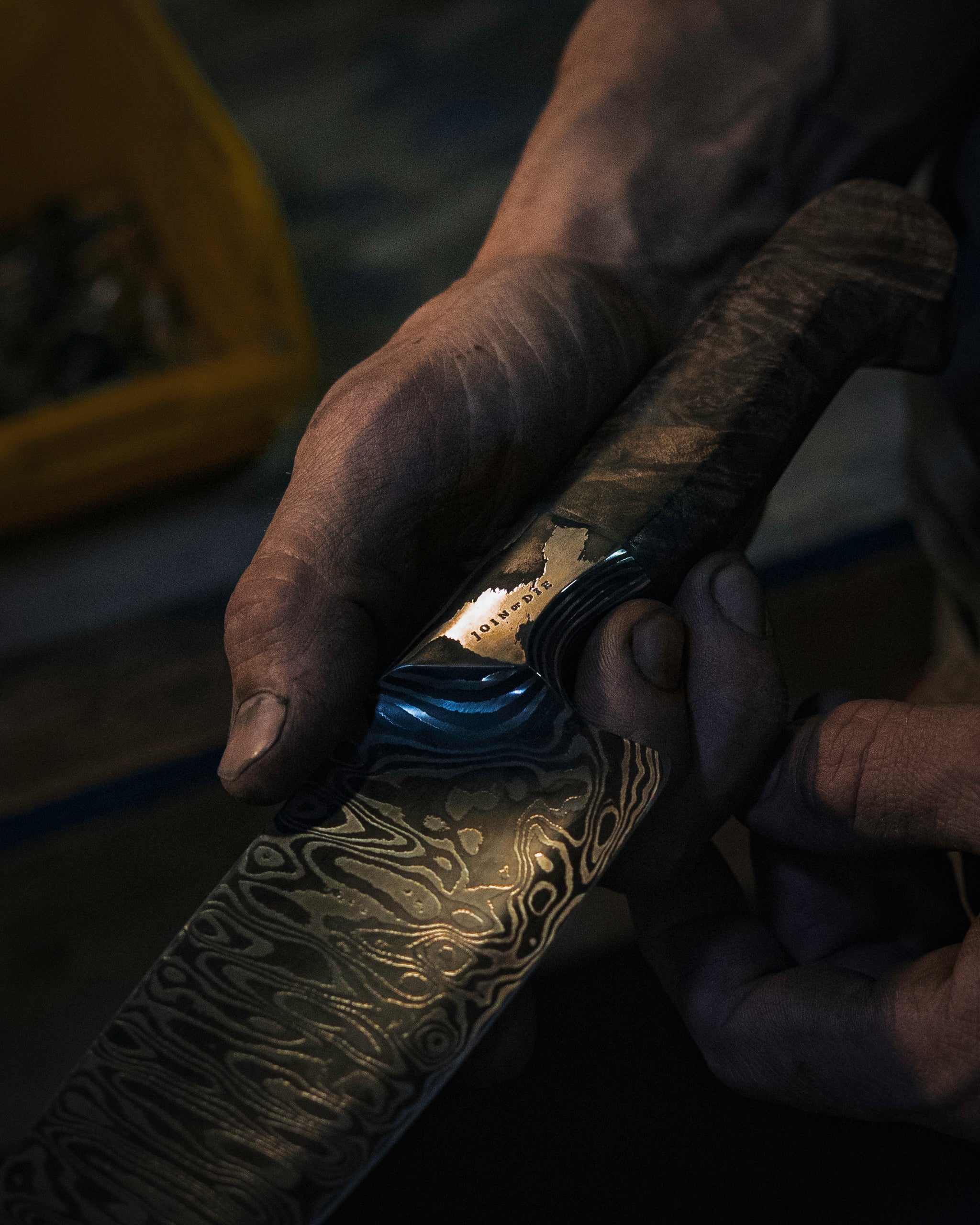 Randomness- Perceptions on Damascus Patterning – Join or Die Knives