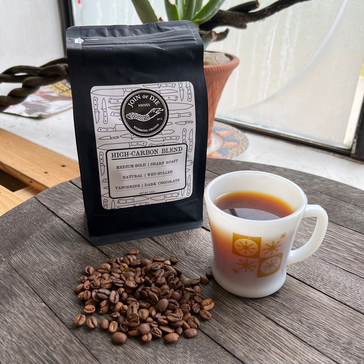 High Carbon Blend Coffee – Join or Die Knives